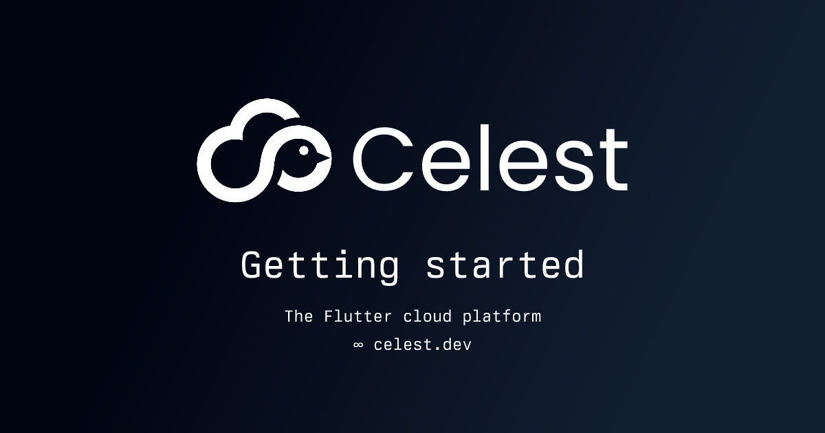 Getting started | Celest